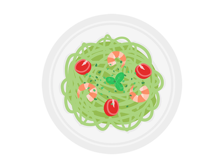 Free illustrations of Genovese pasta | Free & Commercial Use OK ...