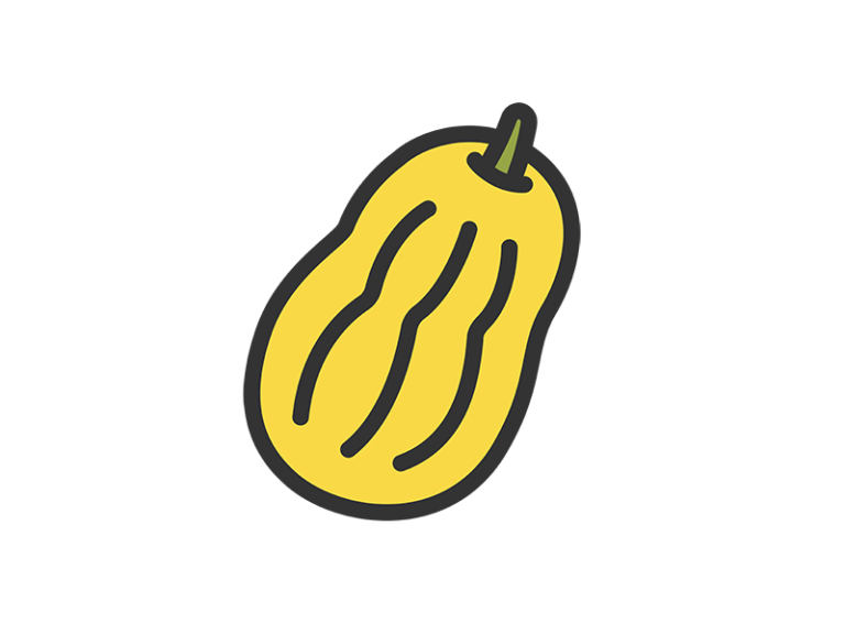 Free illustration of gourd icon (line drawing color) | illustcenter