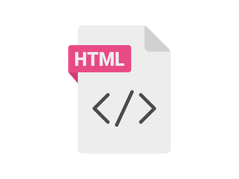 Free illustrations of HTML file icons with extensions | illustcenter